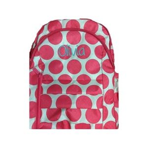 thirty-one | Accessories | Thirty One Pink Light Gray Polka Dot ...
